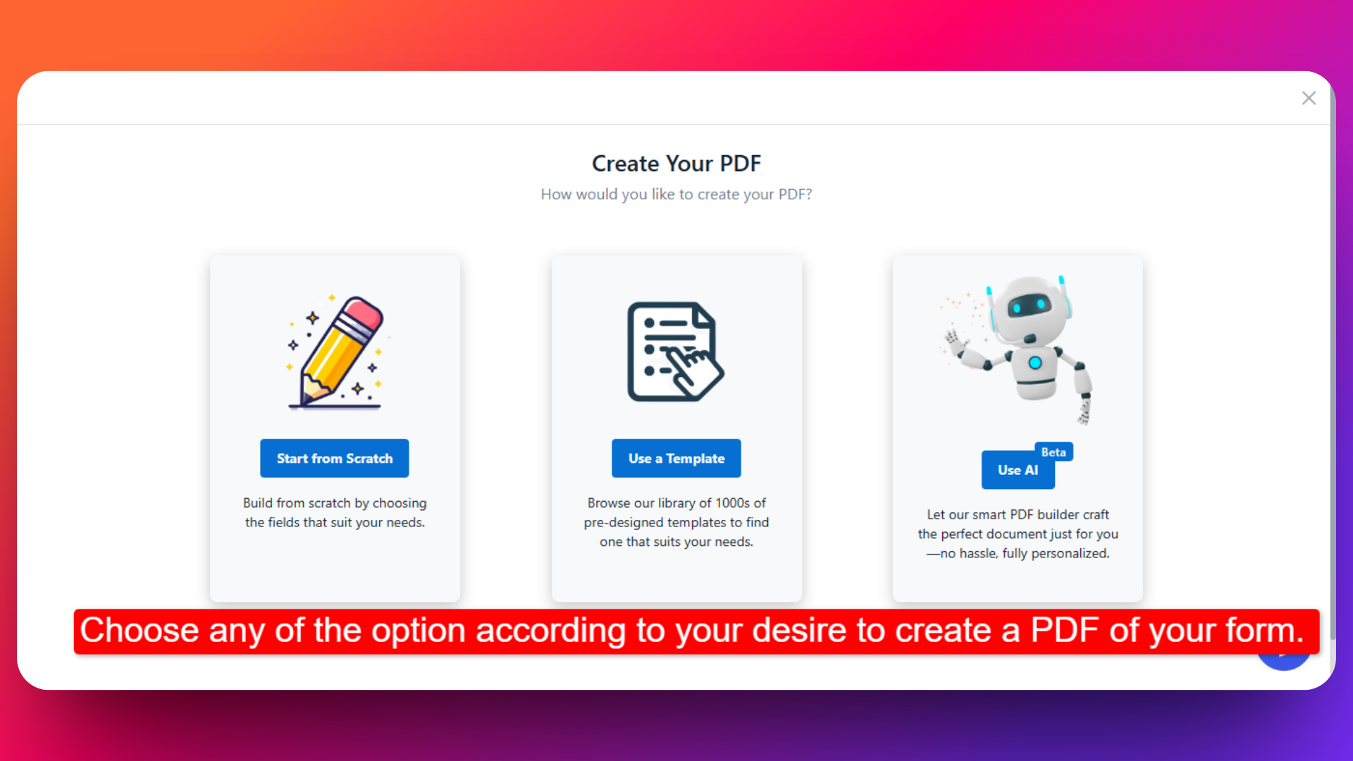 How to Create a PDF Document from Form Responses | FormNX