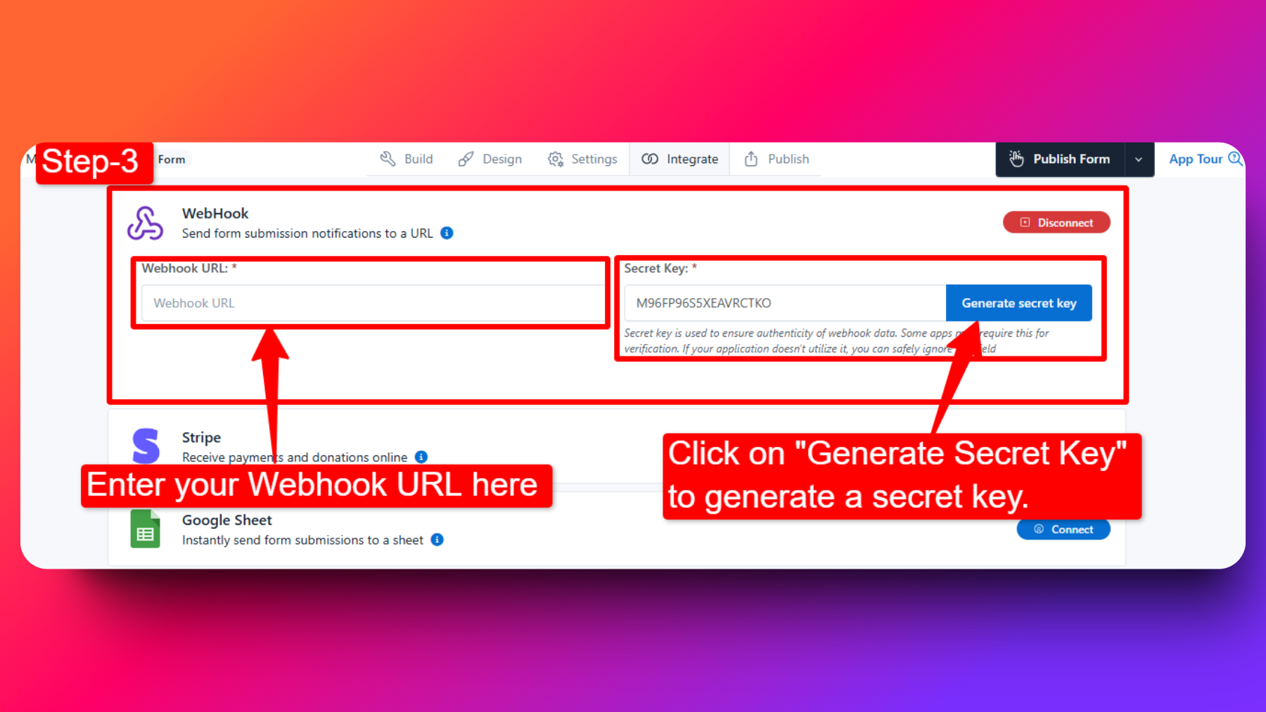 🧩 Webhook Integration | FormNX